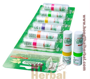 Green Herb 2 Way inhalant Thai Inhaler 2in1 size 2 ml.