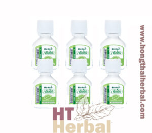 Green Herb Borneol Solution Pim Saen balm OIL 3 ml 6 bottles