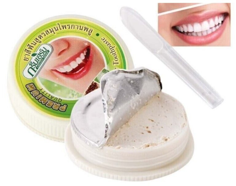 Green Herb Herbal Clove Toothpaste (round cassette) 25 g.